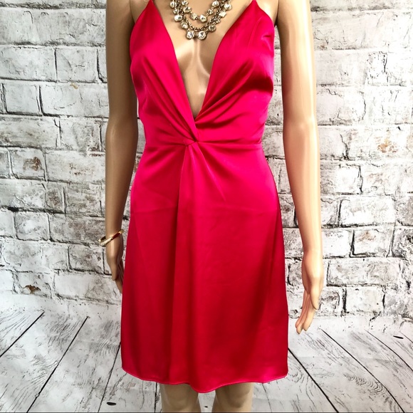 Express | Dresses | Express Hot Pink Party Dress | Poshmark